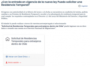 Solicitud de residencia temporal por primera vez para extranjeros que ...
